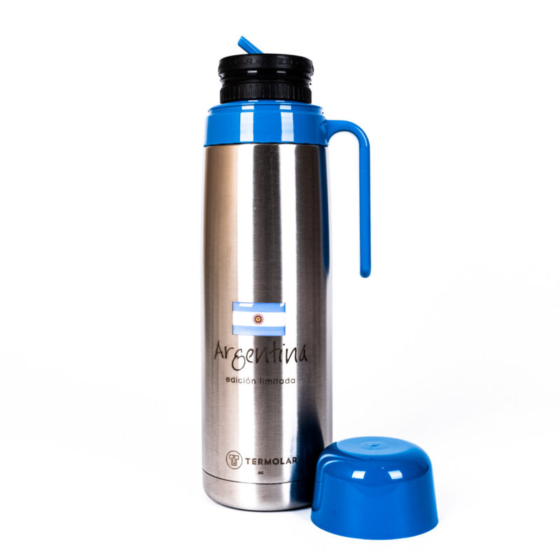 Termo Termolar R-evolution Argentina Acero Pico Matero Celeste 1 Litro ...