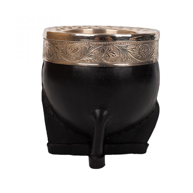 Mate Argentino Imperial Clásico de Calabaza Forrado en Cuero - Mates Ibarra